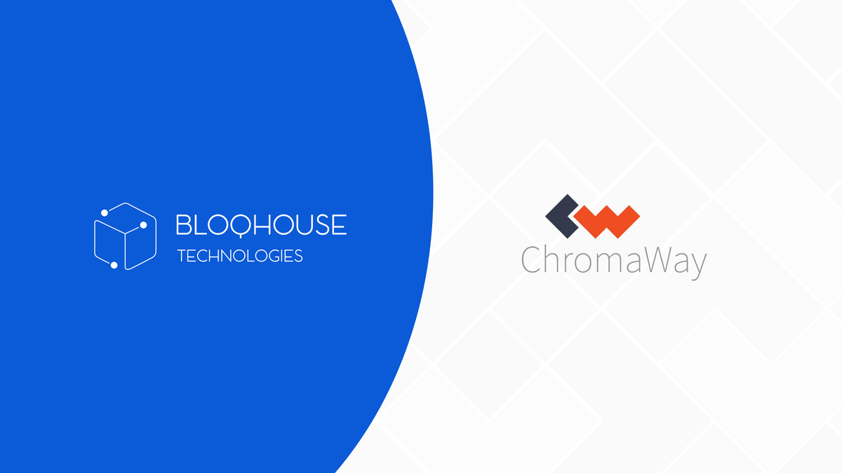 ChromaWay invests €2.1 million in Bloqhouse Technologies