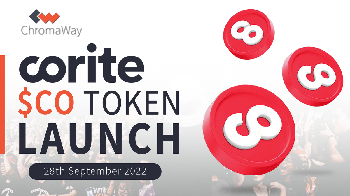 Corite is Launching Their CO Token on September 28th